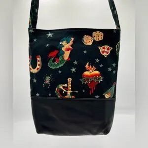 Alexander Henry | Bags | Alexander Henry Tattoo Fabric And Leather ...